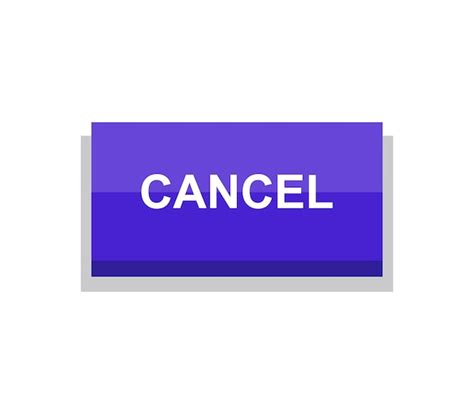 Premium Vector Cancel Button