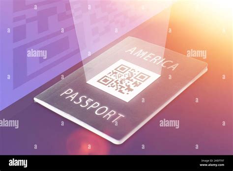 Qr On Cover Of Us Passport Introduction Of Electronic Passports In