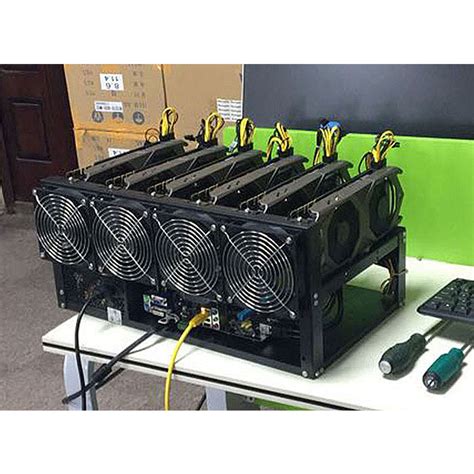 6 8 GPU Open Air GPU Case Frame Rack Computer Case OEM