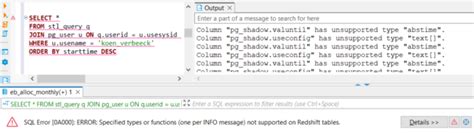 Get Your Query History In Redshift Under The Kover Of Business