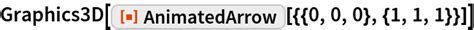 Animatedarrow Wolfram Function Repository