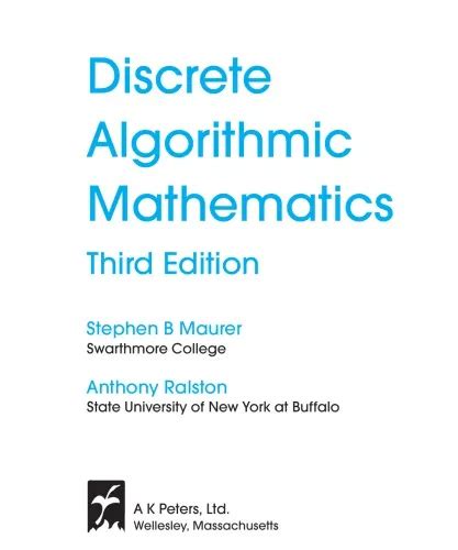 خرید کتاب Discrete Algorithmic Mathematics Third Edition دانلود کتاب