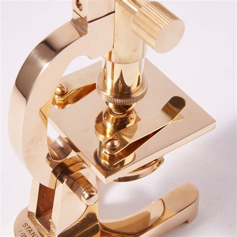 Brass Modern Style Microscope Stanley London Touch Of Modern