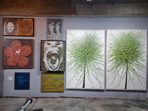 박정선 20221220 작업실 작품들 박정선 현대예술가 예술 드로잉 회화 풍경 알수없는풍경 그림 예술가 회색그림 미술관 나무