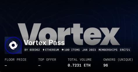Vortex Pass Collection Opensea