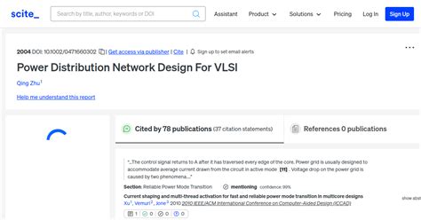 Power Distribution Network Design For Vlsi