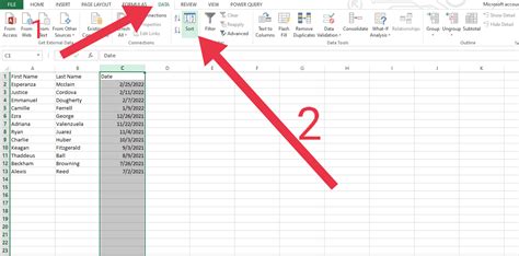 How To Sort Data By Date In Microsoft Excel OfficeBeginner