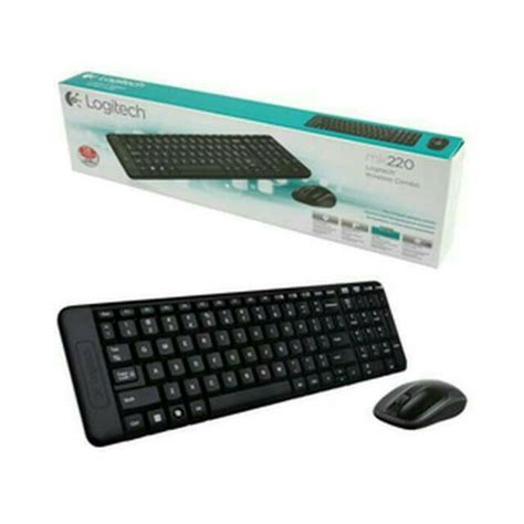 Jual Logitech Keyboard Wireless Mouse Mk220 Mk 220 Logitech Shopee
