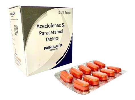 Aceclofenac Paracetamol Tablet Strength 425mg At ₹ 600box In Nagpur