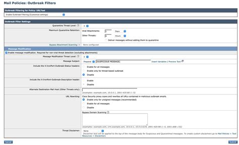 Understand The Url Defang And Redirect Action On The Secure Email Gateway Cisco