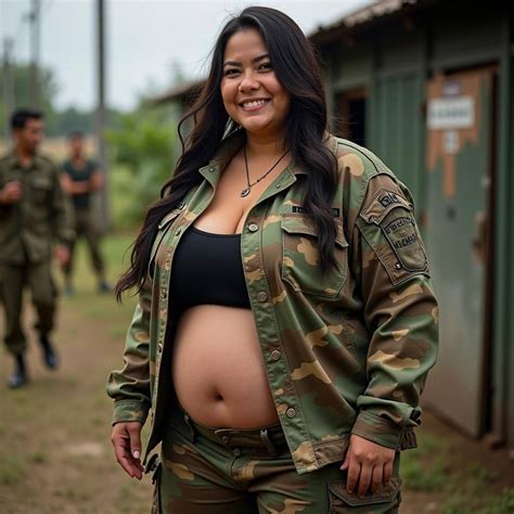 Fat Filipina Bbw In Army By Filipinabbws On Deviantart