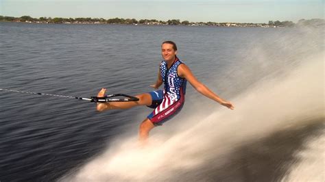 Water Skiing Girl In Trouble
