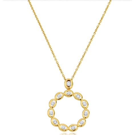 Gumuchian 18kt Yellow Gold And Diamond Oasis Pendant 1cj1fa