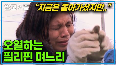 어머니가 너무 그리워요 한국의 모든 살림 다 알려주신 고마운 시어머니에 대한 그리움이 폭발한 필리핀 며느리의 이야기｜다문화 휴먼다큐 가족｜알고e즘 Youtube