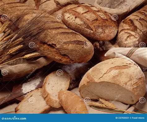Assorted Bread Loaves Stock Image Image Of Bakery Selection 23703551
