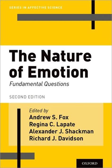 Series In Affective Science The Nature Of Emotion Ebook