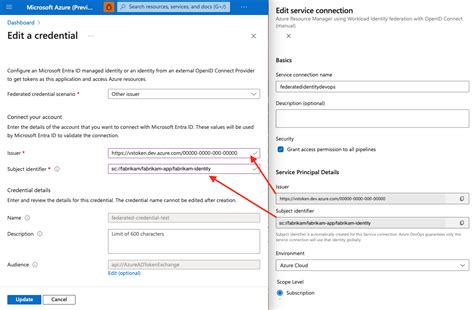 Set A Resource Manager Workload Identity Service Connection Azure
