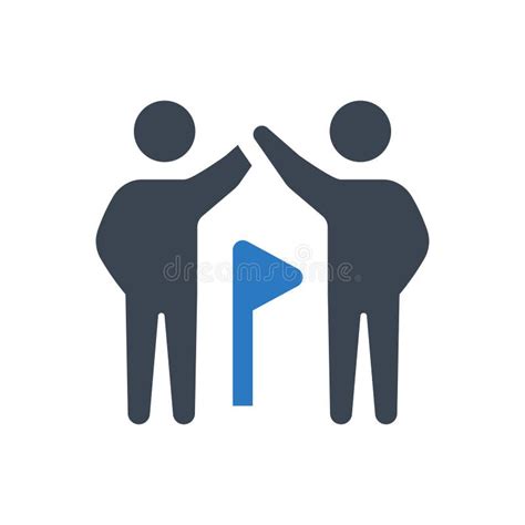 Oriented Business Team Icon Stock Vector Illustration Of Celebrate Business 262611342