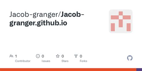 Github Jacob Grangerjacob