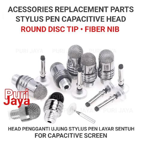 Jual Stylus Tip Nib Round Disc Head Pen Capacitive Refill Universal 2in1 3in1 Adonit Ujung