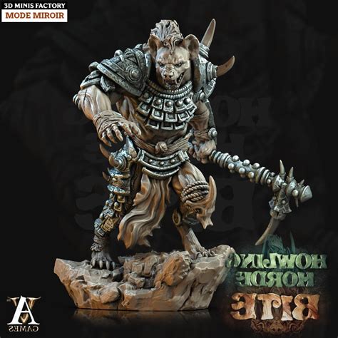 Gnoll Scouts N°1 From Archvillain Games Hobgoblins Hobgobelins