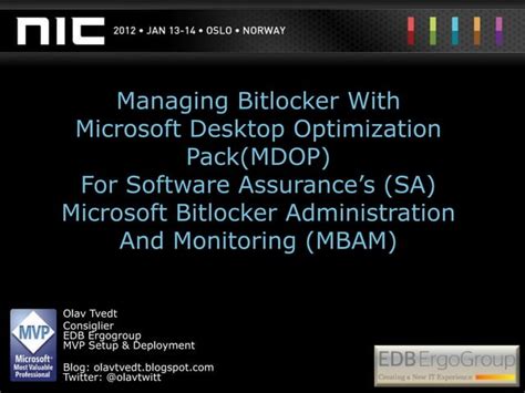 Managing Bitlocker With Mbam Pdf Laptops Computing