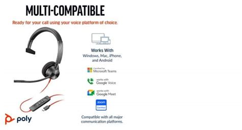 Buy Hp Poly Blackwire Monaural Usb C Headset Usb C A Adapter Wired Head Band Business