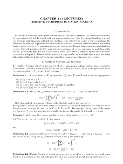 chapter 4 5 lectures pdf eigenvalues and eigenvectors matrix