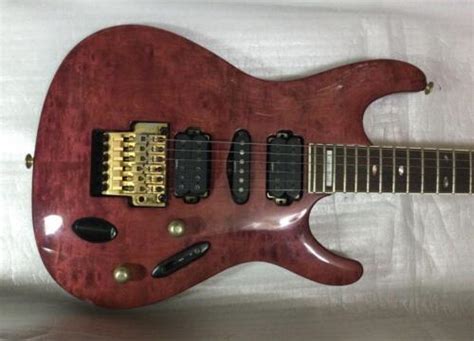 Used Ibanez S Series Electric Guitar Red Pink Equipped With Gold Lo Pro
