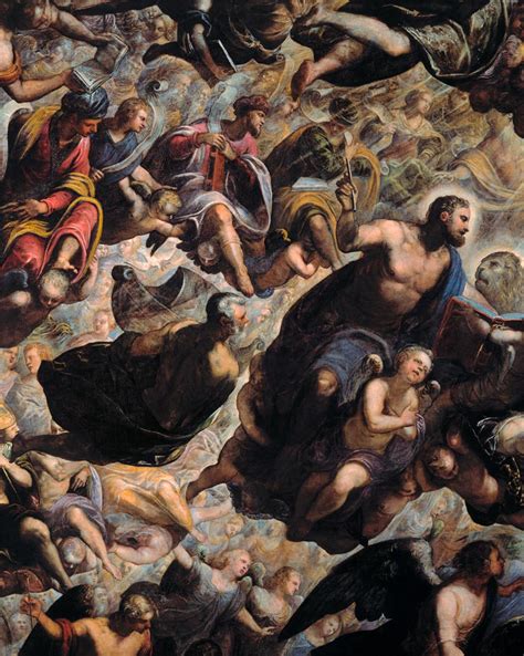 Tintoretto Paradise Detail 1588 92 Jacopo Robusti Tintoretto As
