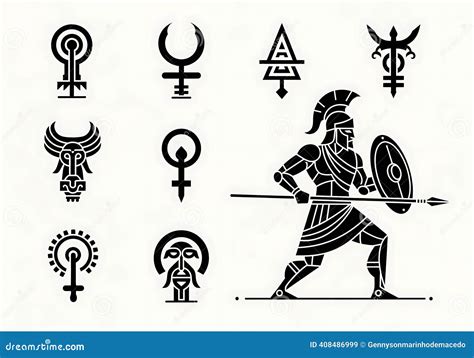 Greek Symbols For Warrior