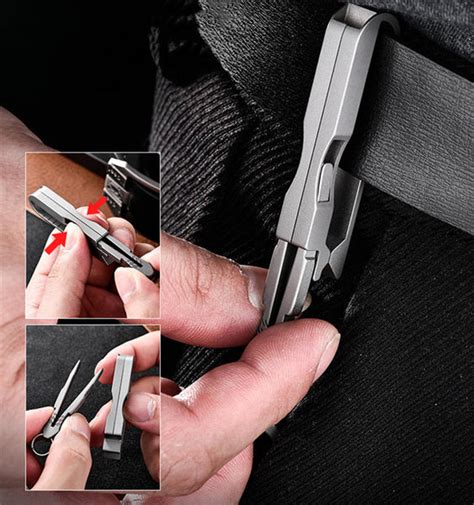 Titanium Alloy Edc Car Keychain Gizmodern