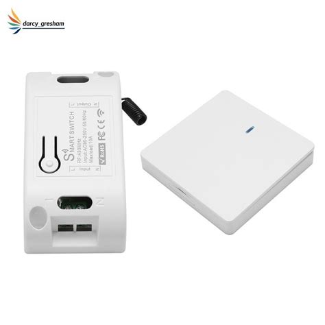 Wireless Smart Light Switch Rf 433mhz Lighting Control Intelligent Switch Ac 90 250v 10a Module