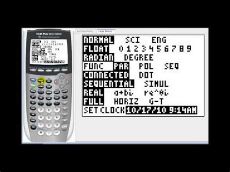 Graphing Parametric Equations On The TI Math Help From Arithmetic