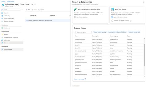 database watcher for azure sql integrates with azure data explorer