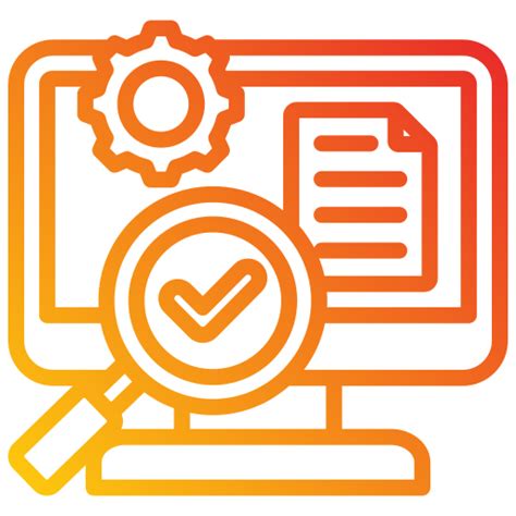 Checking Generic Gradient Outline Icon Checking Generic Gradient Outline Icon