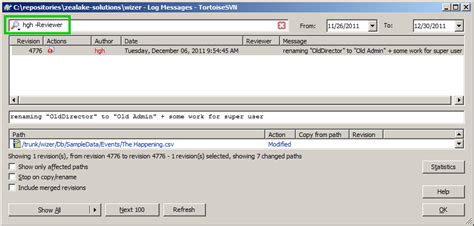 Lightweight Code Reviews Using Tortoisesvn Full Stack Agile