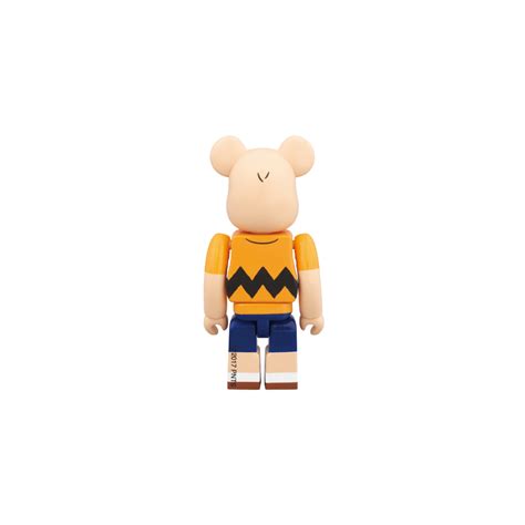 베어브릭 피너츠 찰리 브라운 100 옐로우 Bearbrick Kream