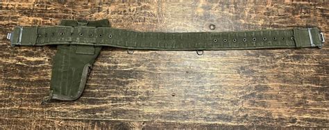 British Army 58 Pattern Browning High Power Holster And Belt