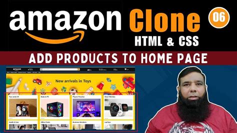 Amazon Clone With Html And Css Step By Step Tutorial Part Vi Class 41 Youtube