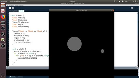Physics How To Fix This Solar System Model On Processing Stack Overflow