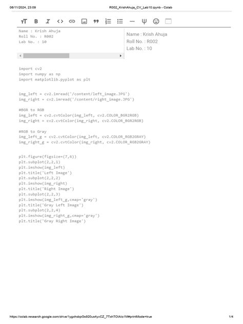 R002 Krishahuja Cv Lab10 Ipynb Colab Pdf Teaching Methods And Materials