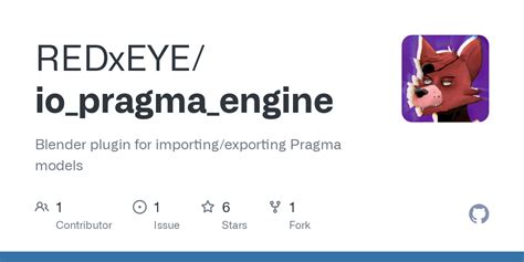 Github Redxeyeiopragmaengine Blender Plugin For Importing