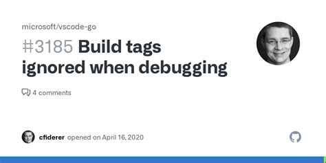 Build Tags Ignored When Debugging Issue 3185 Microsoft Vscode Go GitHub