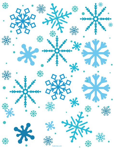 Printable Snowflake Pattern