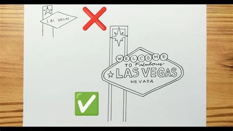 Welcome To Las Vegas Sign Coloring Page