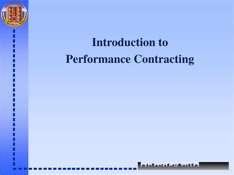 PPT Introduction To Performance Contracting PowerPoint Presentation Free Download ID