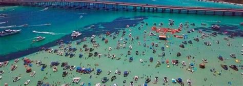 Crab Island Destin Florida Aerial View Beach Travel Destinations