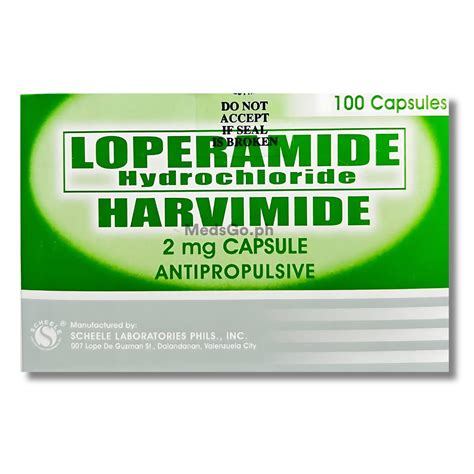 Harvimide Loperamide 2mg 1 Capsule Price In The Philippines Medsgo
