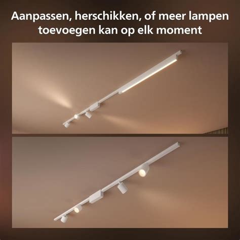 Philips Hue Perifo Railverlichting Plafond Wit En Gekleurd Licht Spots Lichtbalk